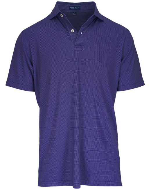 Peter Millar Jersey Polo Shirt in Blue for Men | Lyst