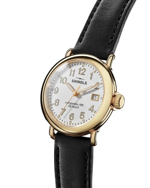 Shinola Argonite 36Mm in Black | Lyst