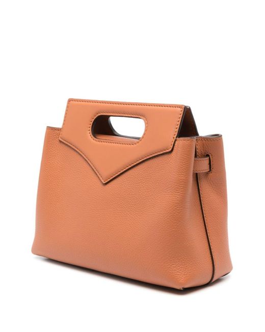 MCM Mini Soft Diamond Tote Bag in Orange | Lyst