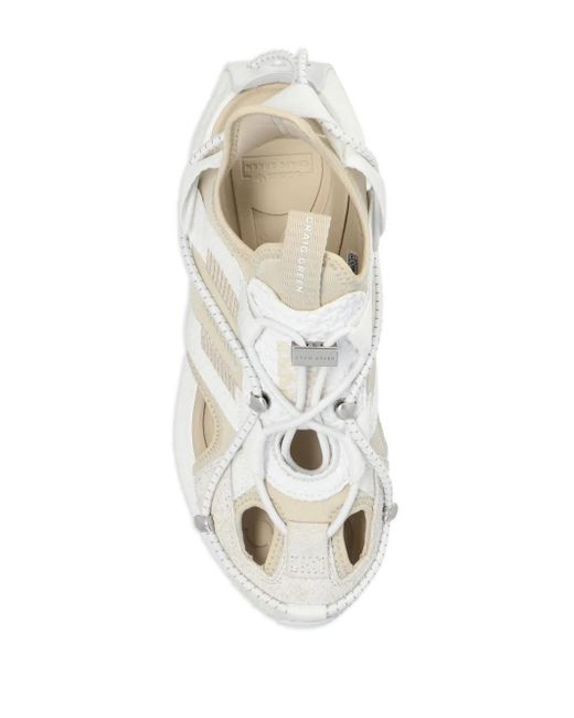 adidas X Craige Retropy Lace-Up Sandals in White for Men | Lyst