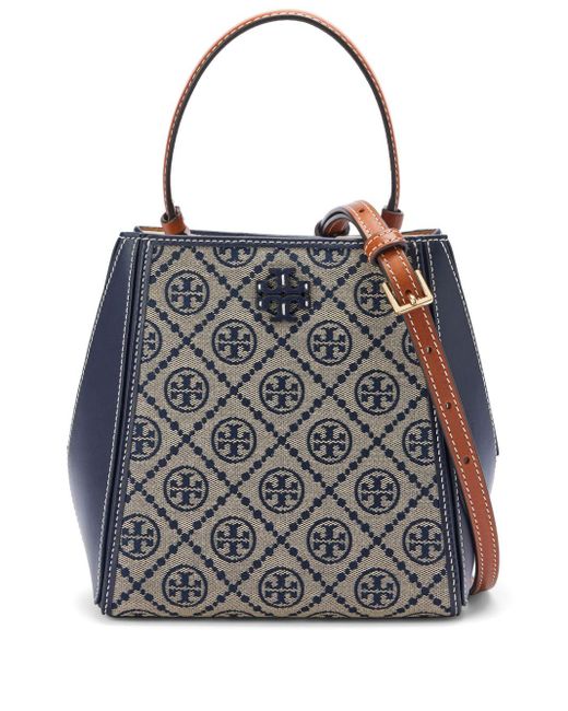 Tory Burch Small Mcgraw Tote Bag in Gray | Lyst