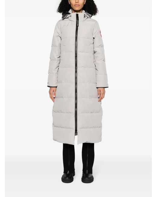 Canada Goose Down Coats in Gray | Lyst