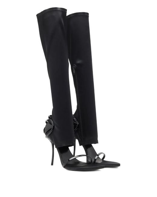 DIESEL D-Ten&Half Knee-High Boots in Black | Lyst