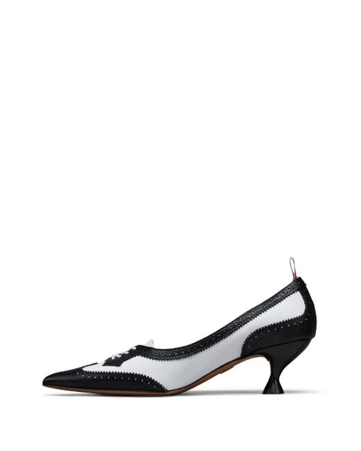 Thom Browne 50Mm Wingtip Pumps in Metallic | Lyst