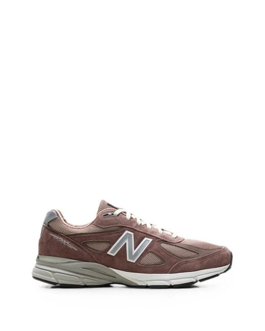 New Balance X Kith 990V4 Sneakers in Brown for Men | Lyst UK