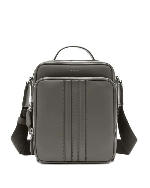 Bally Zipped Top-Handle Shoulder Bag in Black for Men | Lyst UK