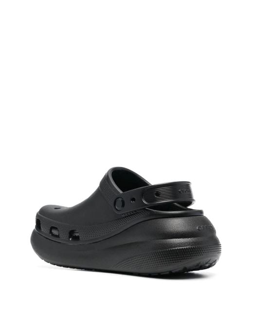 Crocs™ Double-Platform Slingback Slides in Black for Men | Lyst