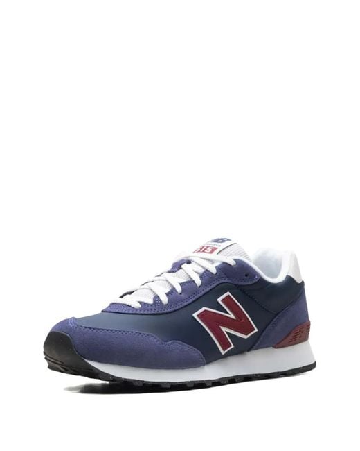 New Balance 515 Logo-Detail Sneakers in Blue for Men | Lyst UK