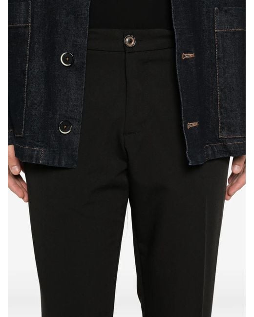Imperial Pressed-Crease Trousers in Black for Men | Lyst