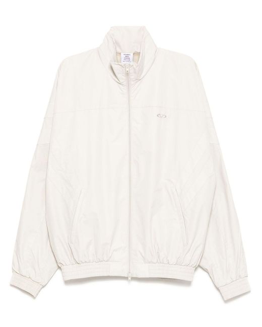 Vetements Oval Logo Tracksuit Jacket in White | Lyst