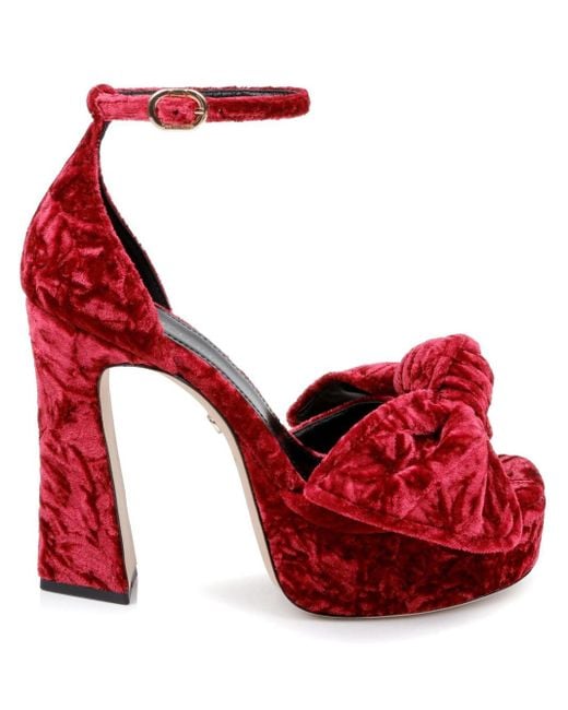 Dee Ocleppo 90Mm Benton Sandals in Red | Lyst
