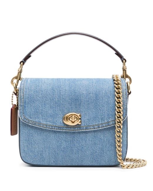 COACH Cassie Denim Crossbody Bag in Blue | Lyst UK