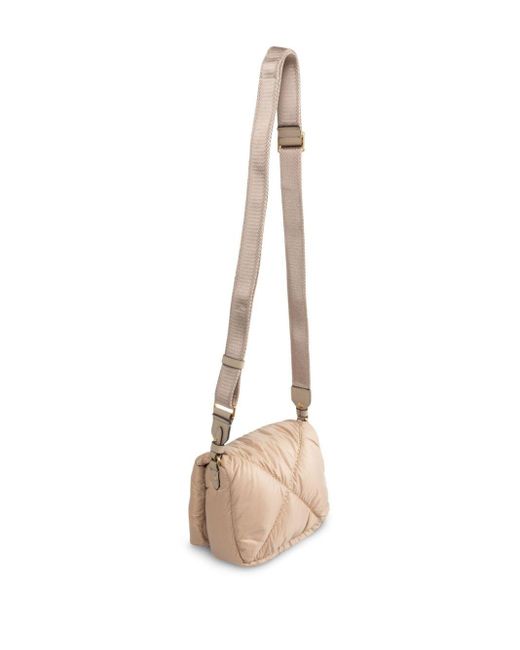 Moncler Mini Puf Crossbody Bag in Natural | Lyst