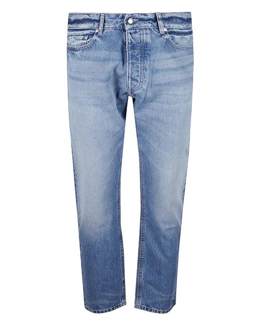 ICON DENIM Josh Buttoned Straight-Leg Jeans in Blue for Men | Lyst UK