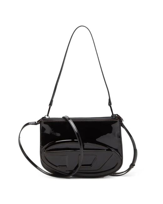 DIESEL 1Dr Twin Shoulder Bag in Black | Lyst
