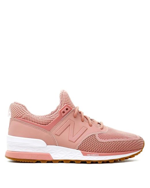New Balance 574 "Dusted Peach" Sneakers in Pink | Lyst