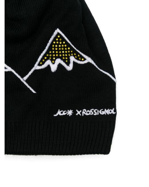 Rossignol X Jcc Crystal-Embellished Beanie Hat in Black | Lyst