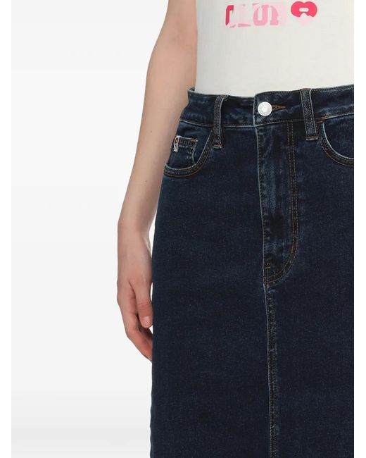 A Bathing Ape Front Slit Pocket Skirt in Blue | Lyst UK