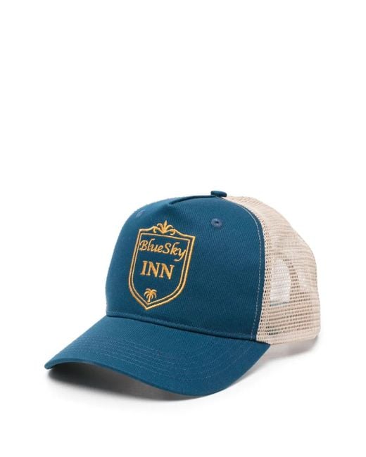 BLUE SKY INN Shield-Embroidered Trucker Cap in Blue for Men | Lyst UK
