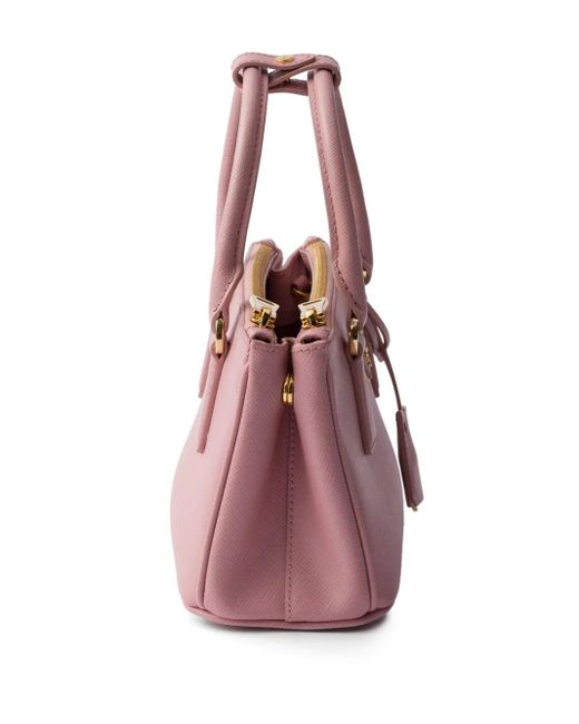 Prada Galleria Mini Bag in Pink | Lyst UK