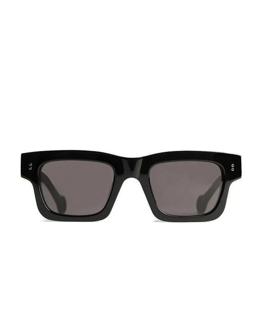 JW Anderson Jwa02 Rectangular-Frame Sunglasses in Black | Lyst UK