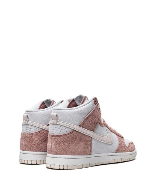Nike Dunk High Sneakers in Pink for Men | Lyst