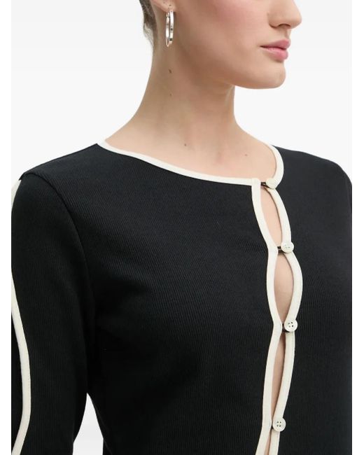 Résumé Button-Up Cardigan in Black | Lyst UK