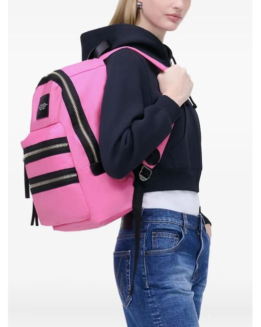 Marc Jacobs Large The Biker Backpack in Pink | Lyst