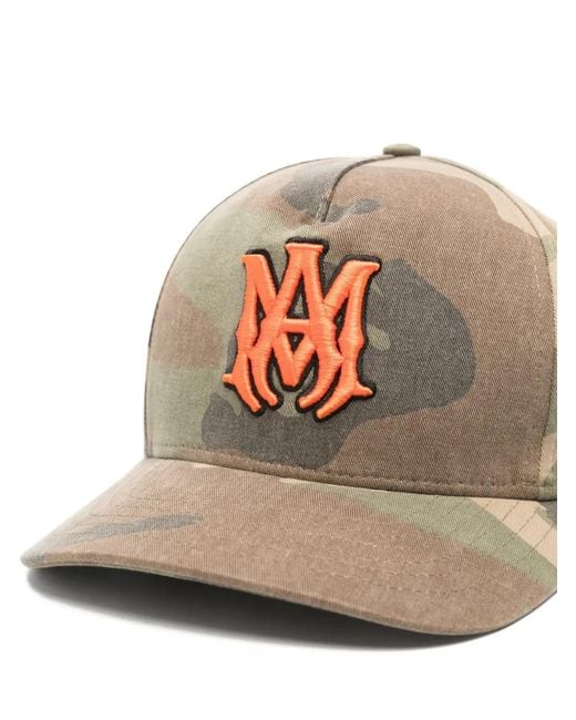 Amiri Ma Outline Camouflage Cap in Natural for Men | Lyst