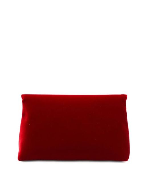 Tom Ford Velvet Clutch Bag in Red | Lyst