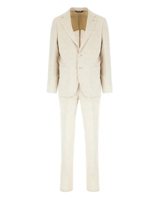 Colamarino Linen Suit in Natural for Men | Lyst