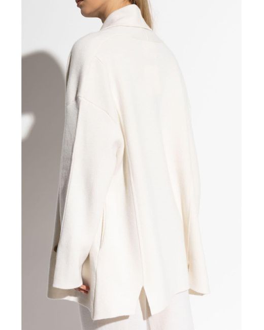 Lisa Yang Linda Double-Breasted Cashmere Coat in White | Lyst