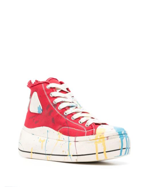 R13 Tall Kurt Sneakers in Red | Lyst