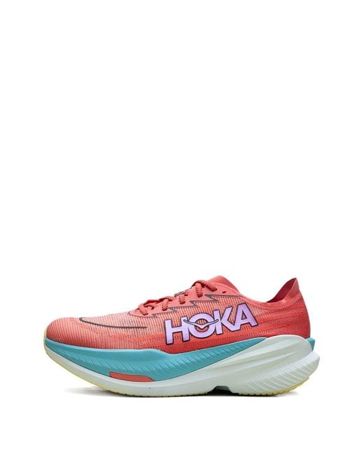 Hoka One One Mach X 2 Logo-Print Low-Top Sneakers in White for Men ...