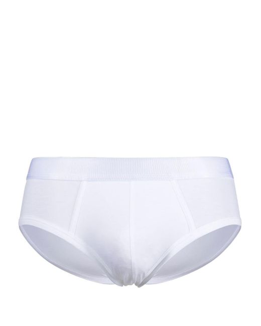 Cdlp Logo Waistband Briefs In White For Men Lyst