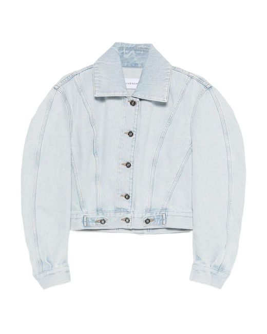 Givenchy Buttoned Jacket in Blue | Lyst UK