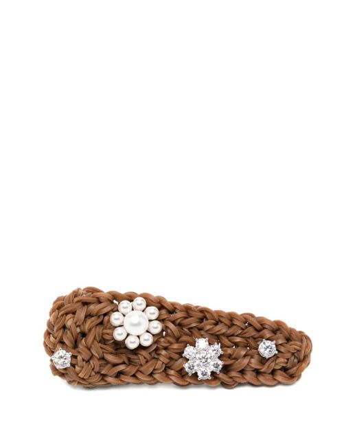 ShuShu/Tong Rubber Band Hair Clip in Brown | Lyst UK