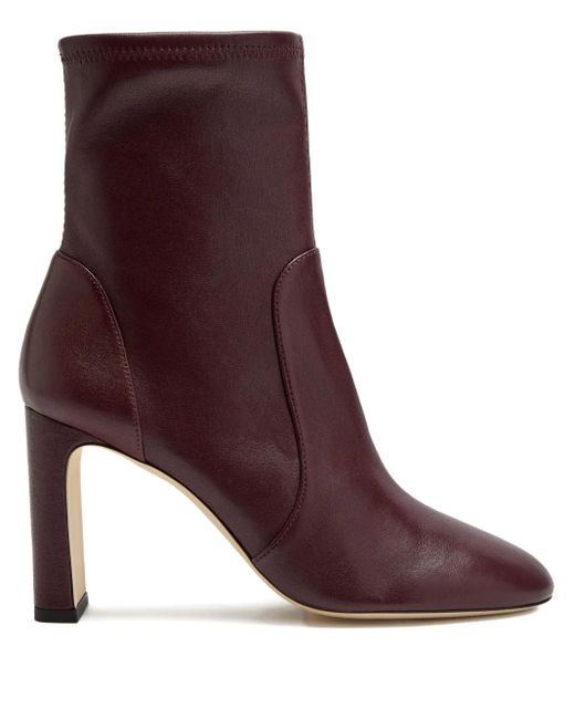 Stuart Weitzman 85Mm Babette Boots in Purple | Lyst UK