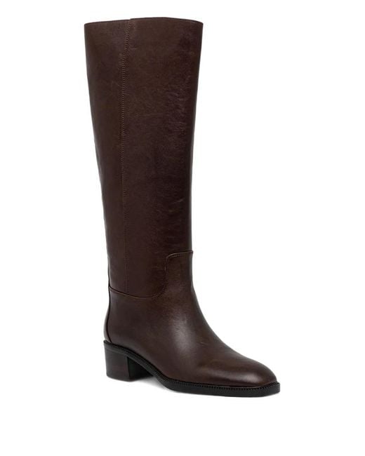 Jeffrey Campbell Lada Block-Heel Boots in Brown | Lyst