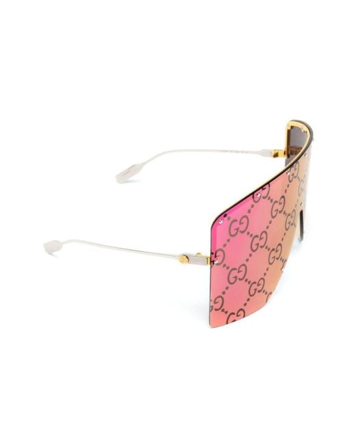 Gucci Gg1244S Mask-Frame Sunglasses in Purple | Lyst