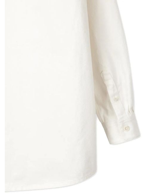 MAN ON THE BOON. Denim Overshirt in White for Men | Lyst UK