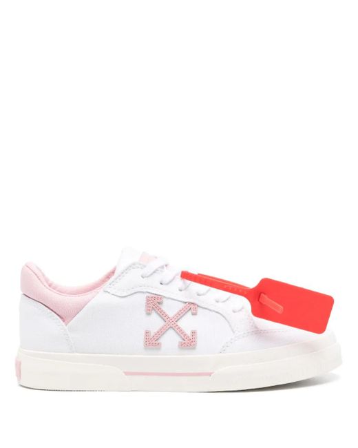 Off-White c/o Virgil Abloh New Low Vulcanized Canvas in Pink | Lyst