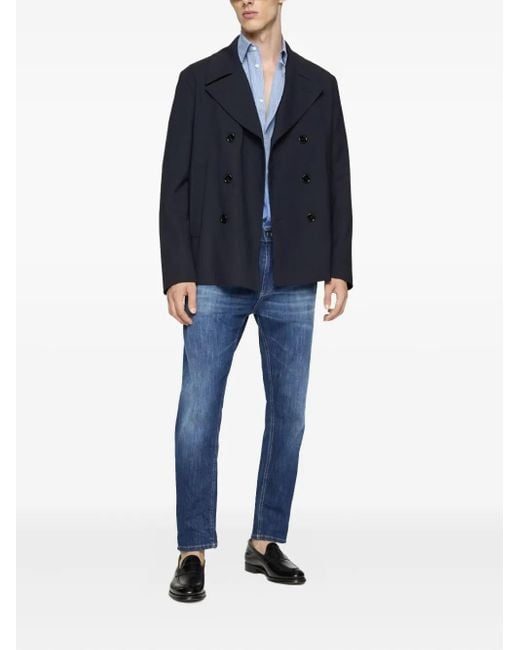 Dondup Logo-Detail Regular Jeans in Blue for Men | Lyst