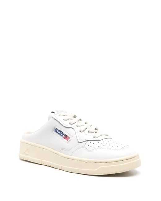Autry Medalist Mule Sneakers in White | Lyst
