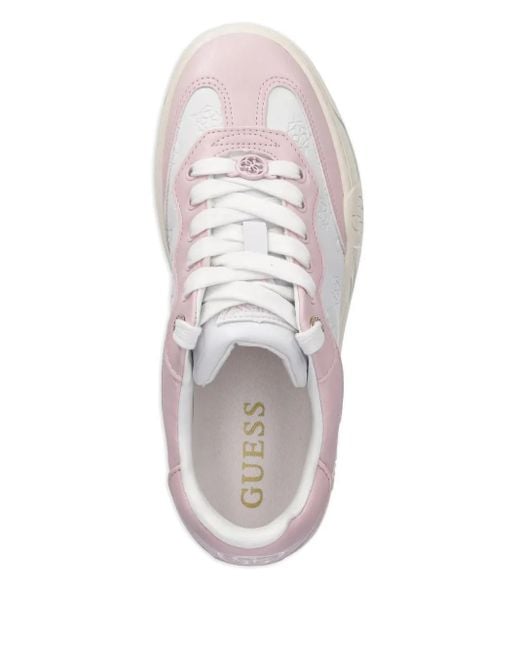 Guess Swole Platform Sneakers in Pink | Lyst UK