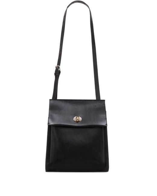 Lemaire Leather Shoulder Bag - Unisex - Leather in Black | Lyst