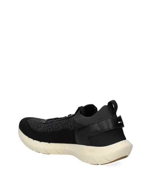 BOSS Logo-Detail Sneakers in Black for Men | Lyst UK