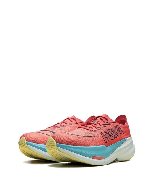 Hoka One One Mach X 2 Logo-Print Low-Top Sneakers in White for Men ...