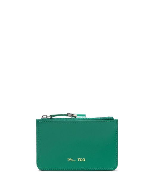Toga Studded Wallet in Green | Lyst