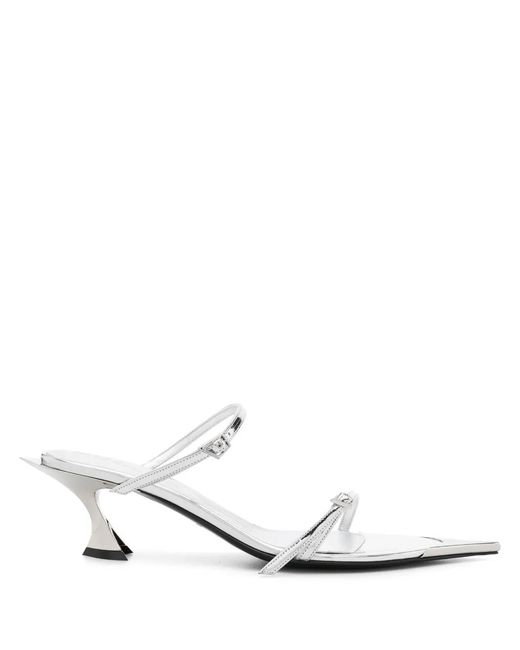 Mules 50Mm di Mugler in Bianco | Lyst